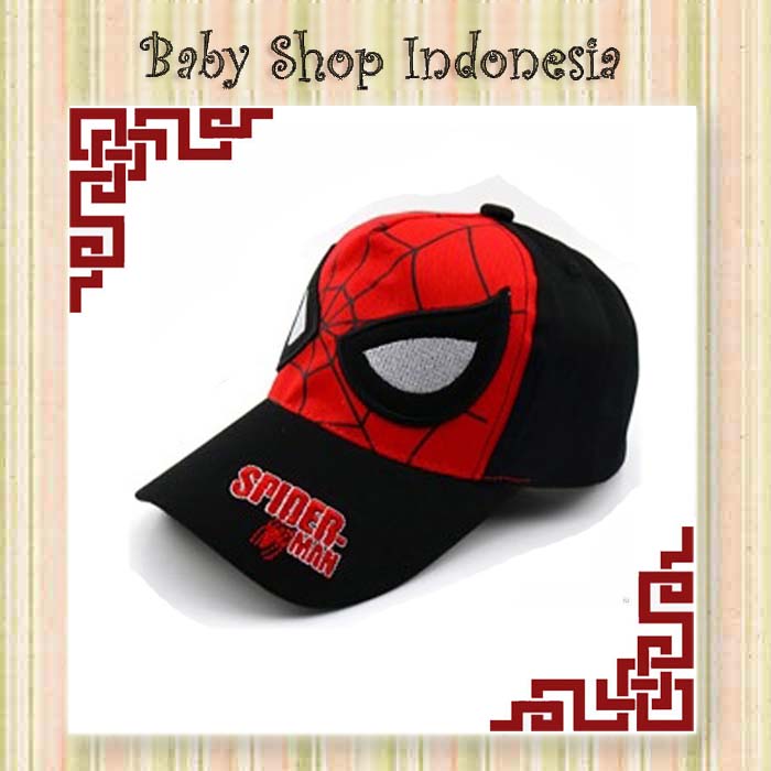 Topi Anak Spiderman Topi Pad Anak Import Spiderman